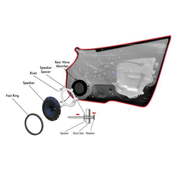 Toyota Speaker Spacers – Audio Motive Solutions